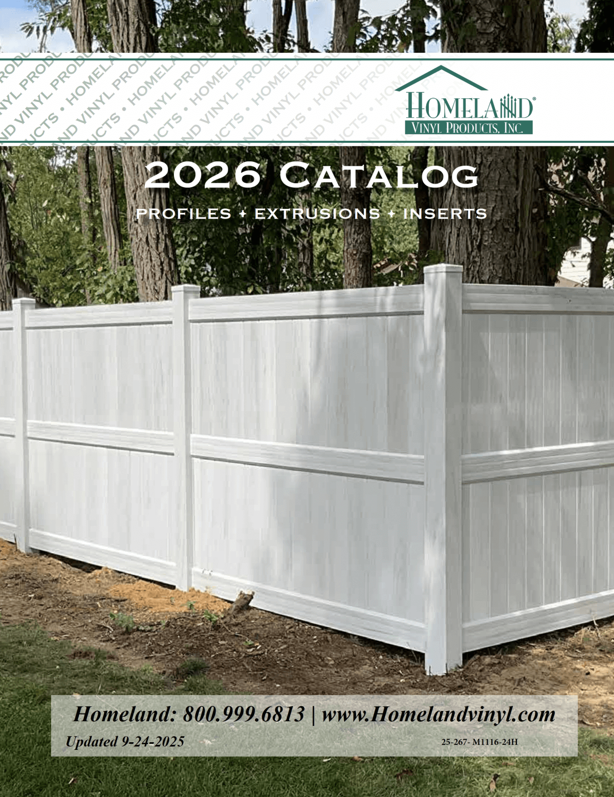 Catalog | Homeland Vinyl Products: Vinyl Fence, Vinyl Deck, Vinyl Rail ...