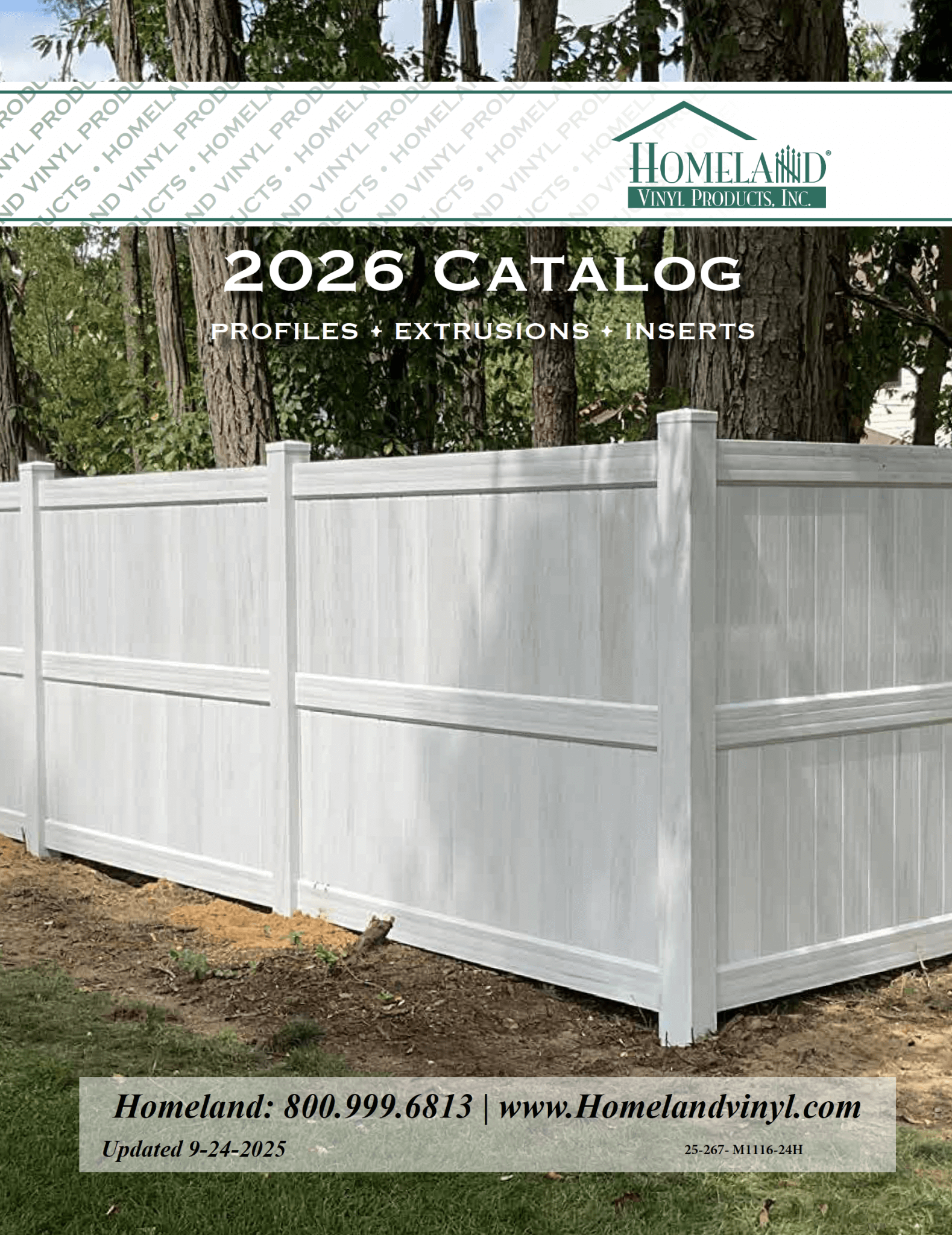 Catalog | Homeland Vinyl Products: Vinyl Fence, Vinyl Deck, Vinyl Rail ...